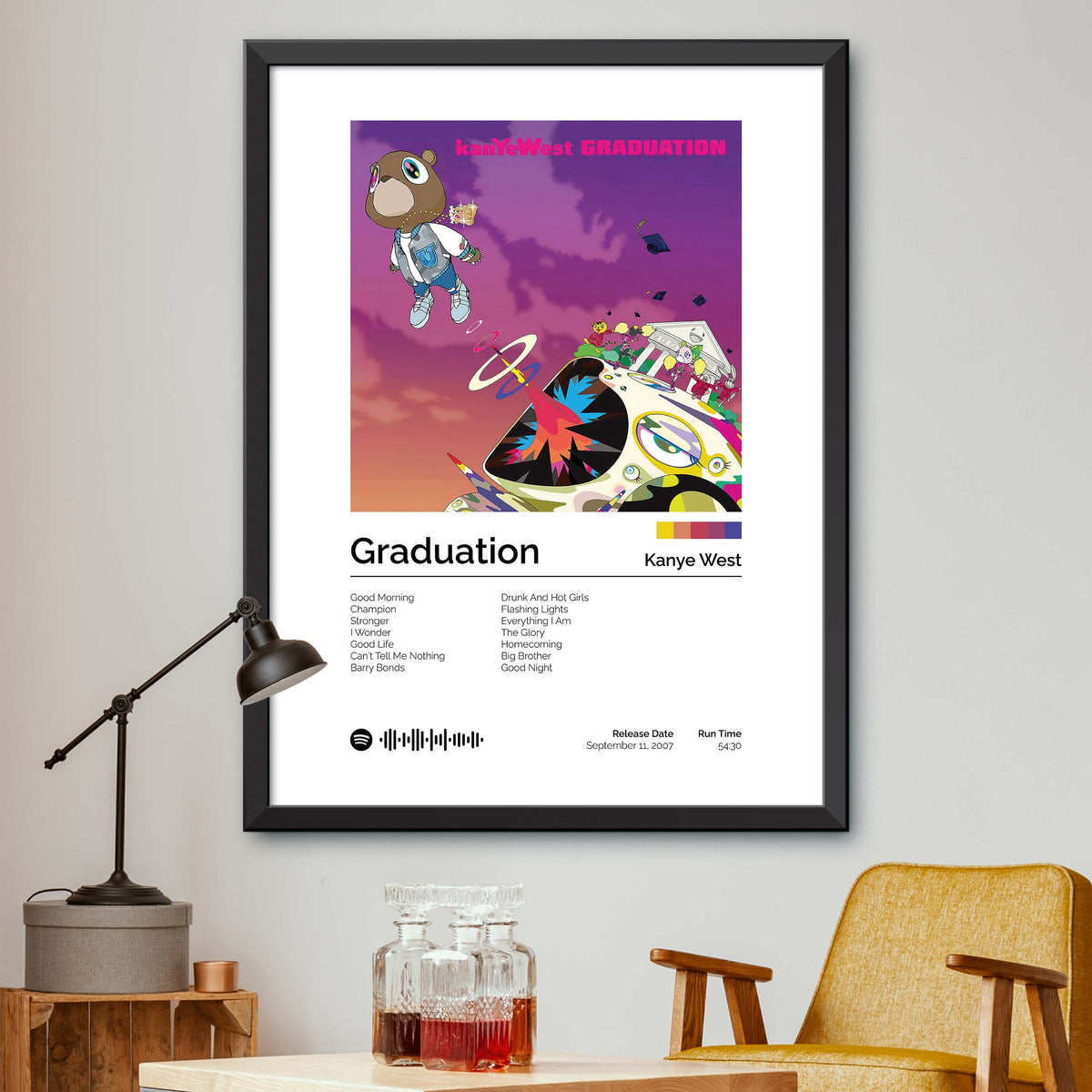 Kanye West - Graduation S1 Album Cover Print – Dormfuly